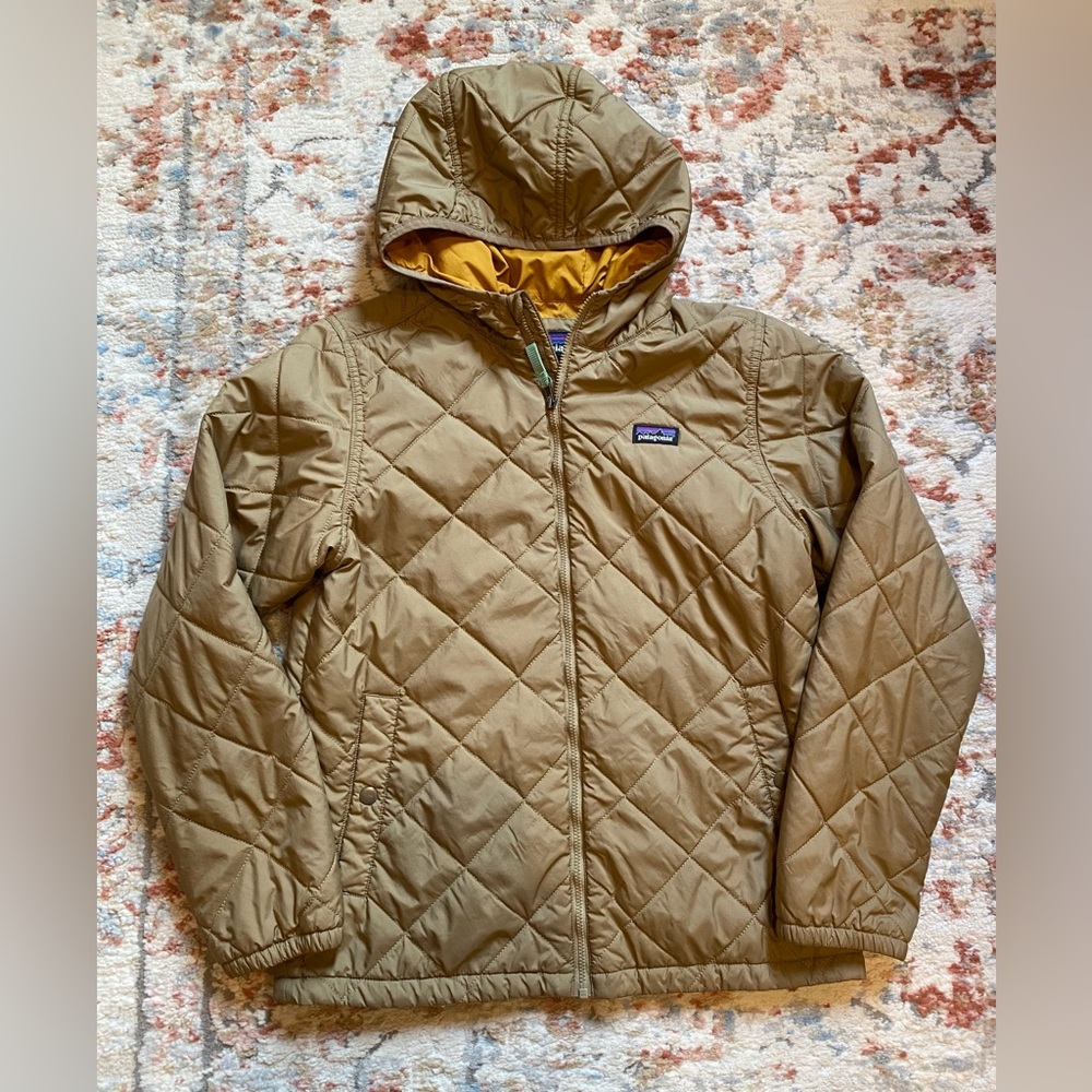 Patagonia Diamond Quilt Hooded Jacket - Gem